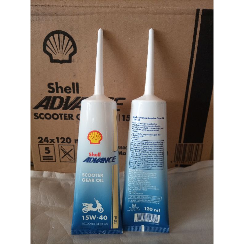 Jual Oli Gear box SHELL ADVANCE 120ML | Shopee Indonesia