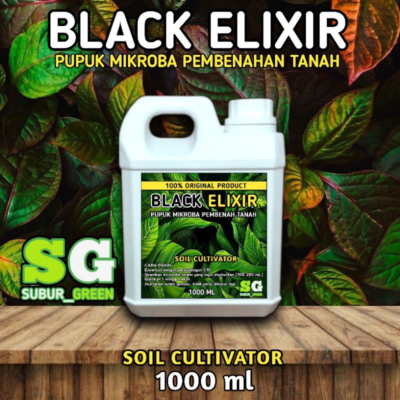 Jual BLACK ELIXIR pupuk mikroba pembenah tanah soil cultivator organik ...