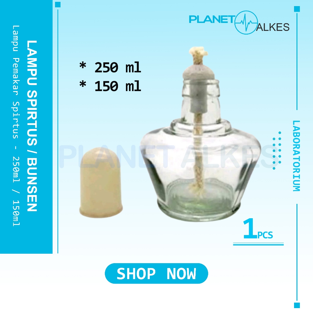 Jual Lampu Spritus Kaca / Bunsen Kaca 150ml / Bunsen 250ml | Shopee ...