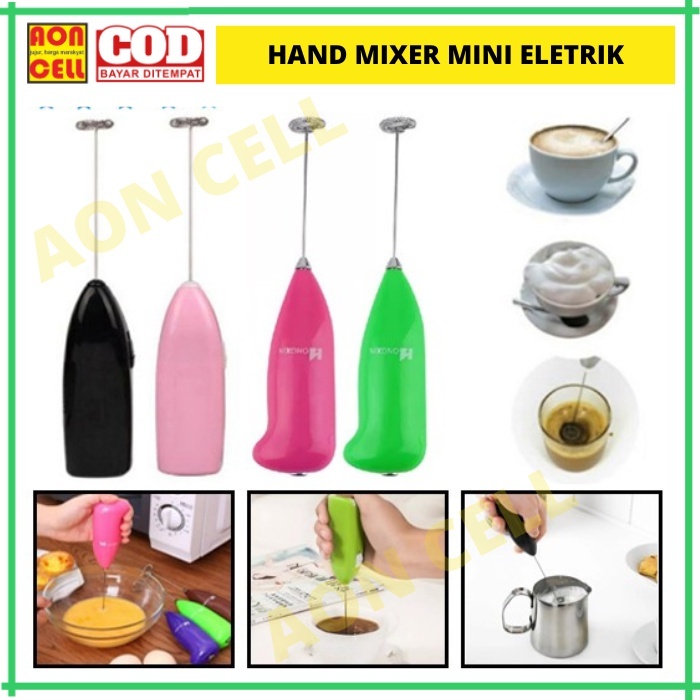 Jual Hand Mixer Mini Elektrik Pengocok Kopi Telur Whipped Cream Minuman ...