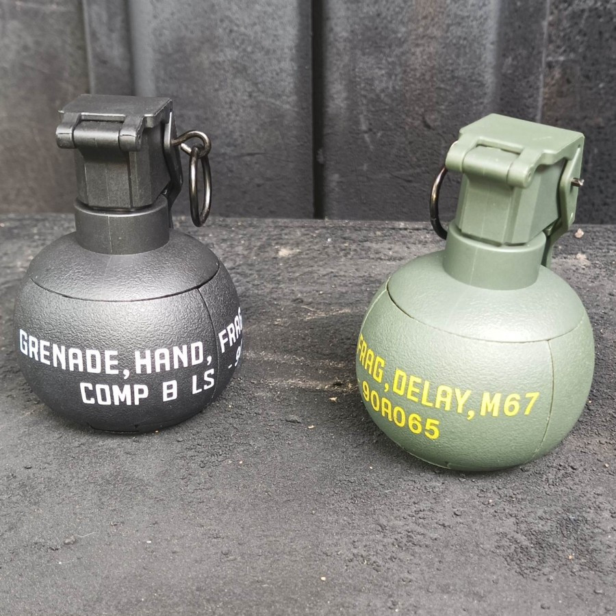 Jual Mainan M-67 Hand Grenade/Granat Spring (Bisa Dipakai Berkali-Kali ...
