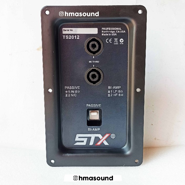 Jual Plat Terminal Speakon Saklar Bi Amp STX TS2012 Model JBL SRX ...