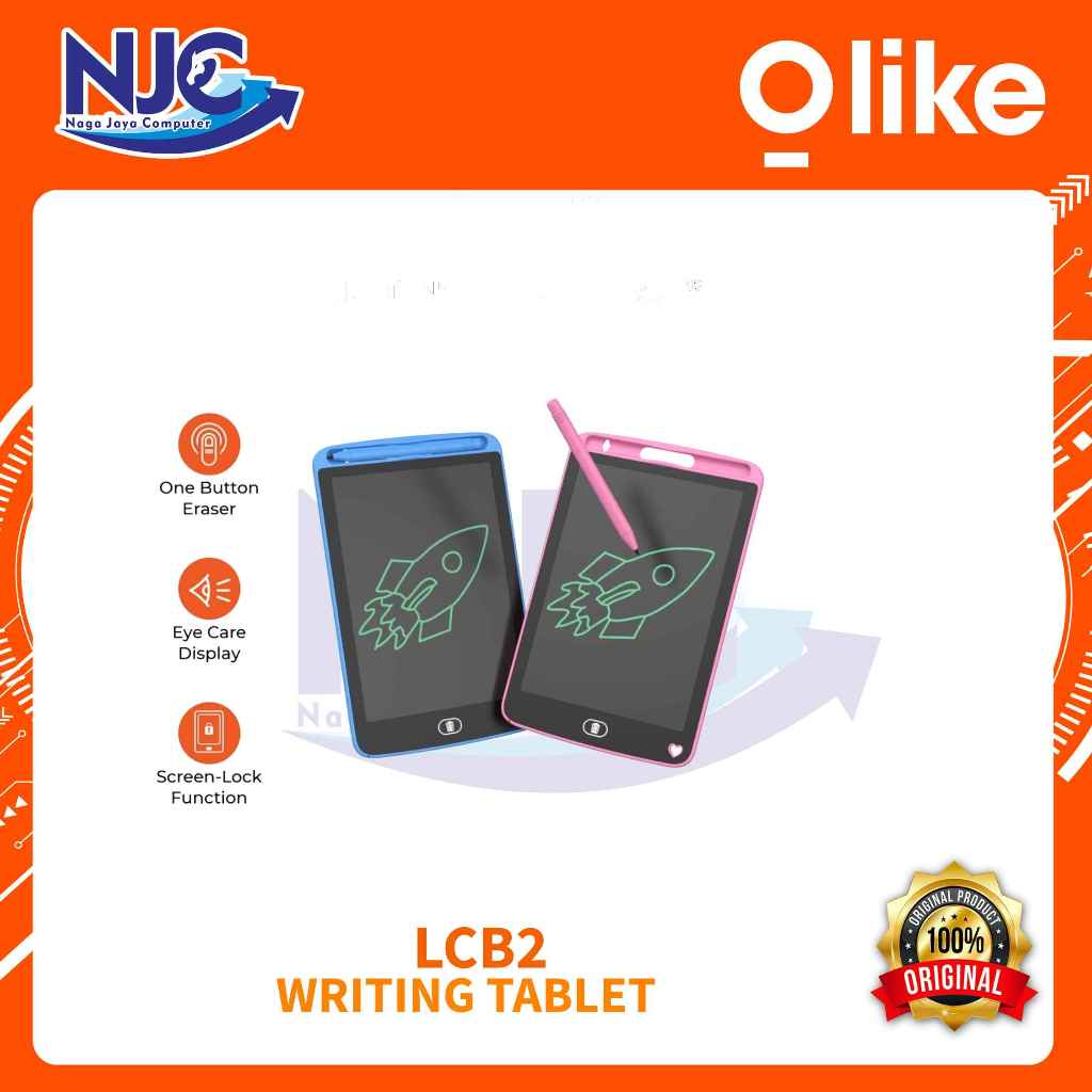 Jual OLIKE lcb2 drawing writing tablet lcb 2 papan tulis digital anak ...