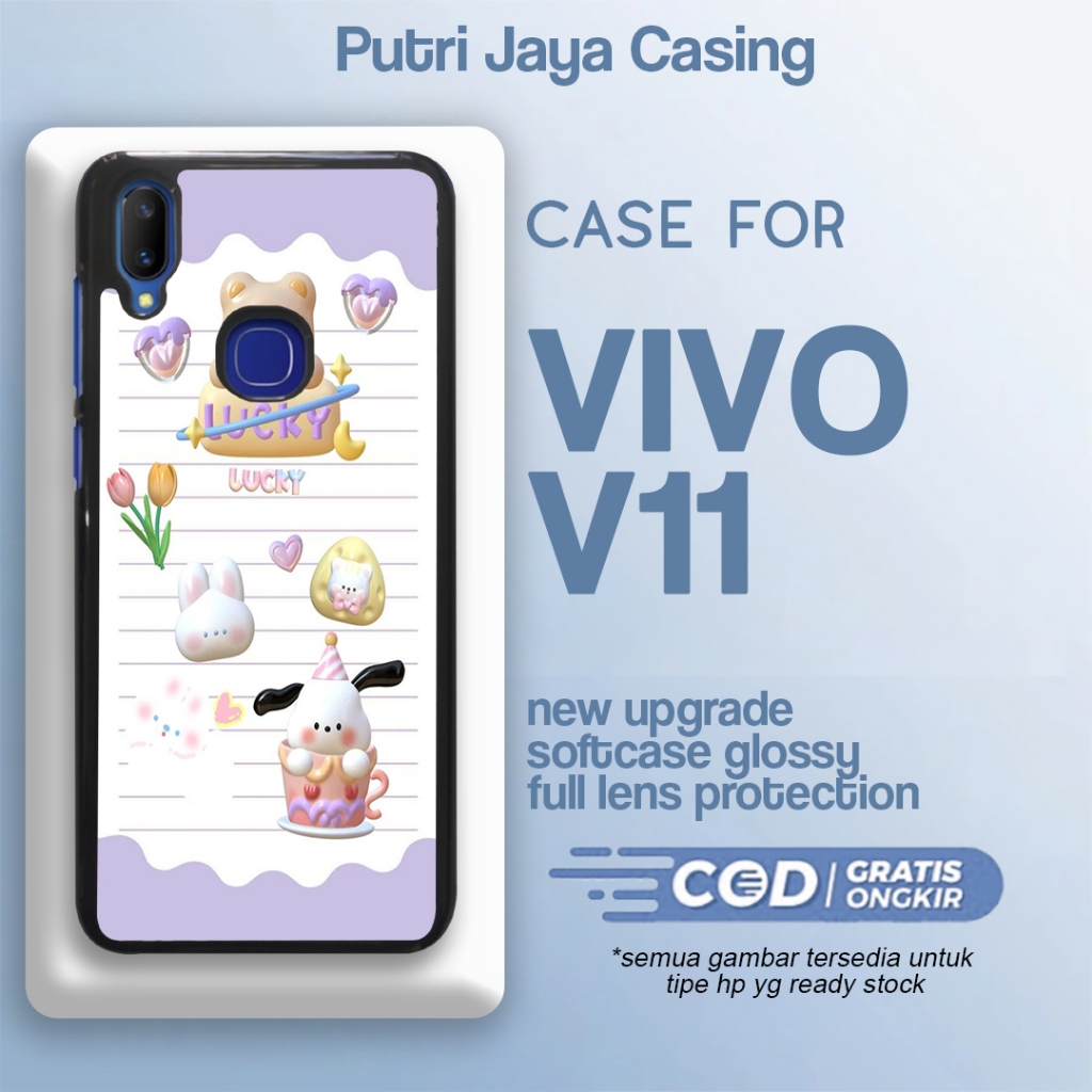 Jual case hp vivo v11 terbaru motif aesthetic cute 08 keren casing ...