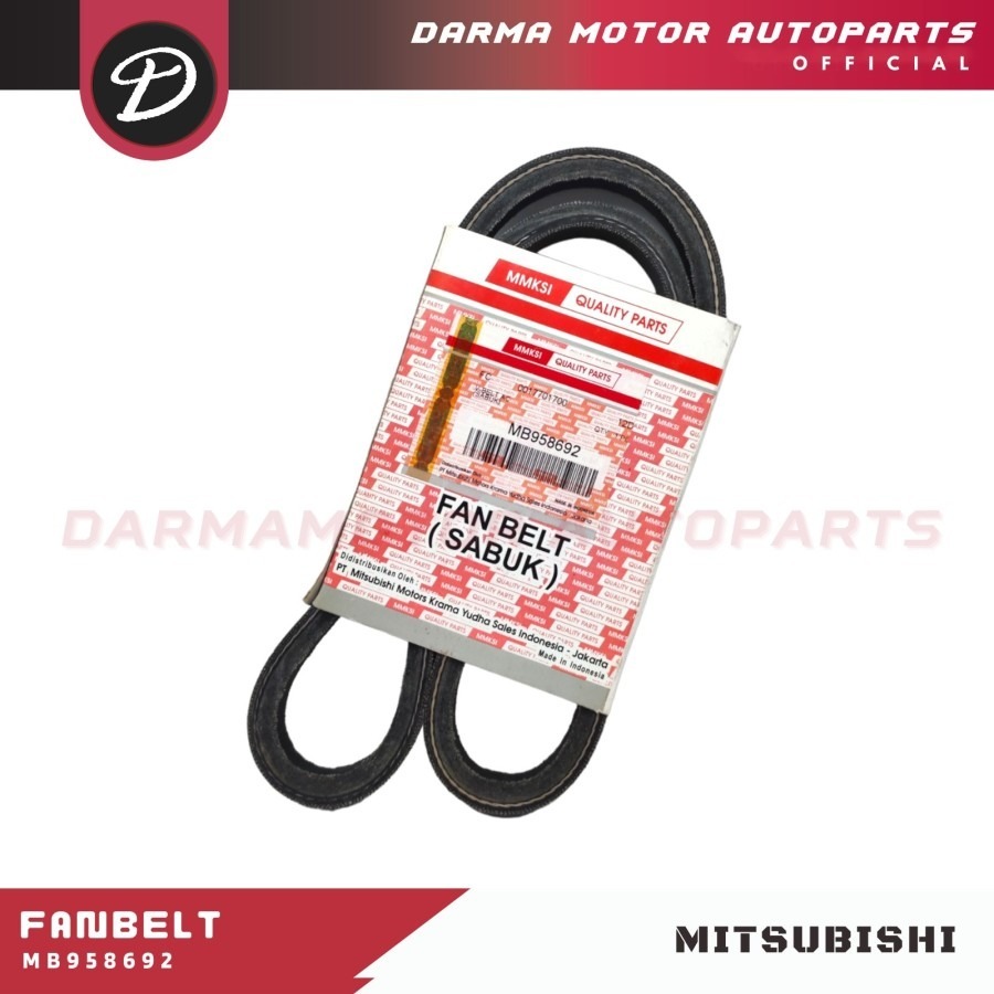 Jual FAN BELT AC PAJERO SPORT 2.500 A 35 ORIGINAL MITSUBISHI MB958692 ...