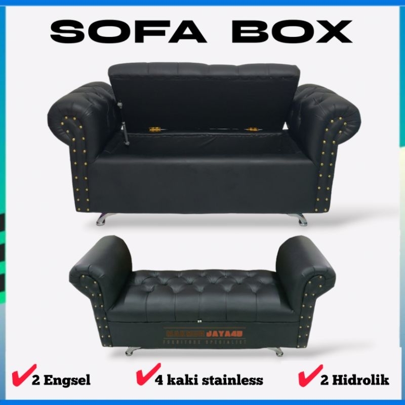 Jual STORAGE - SOFA BOX BENCH TANGAN / SOFA ADA TEMPAT PENYIMPANAN ...