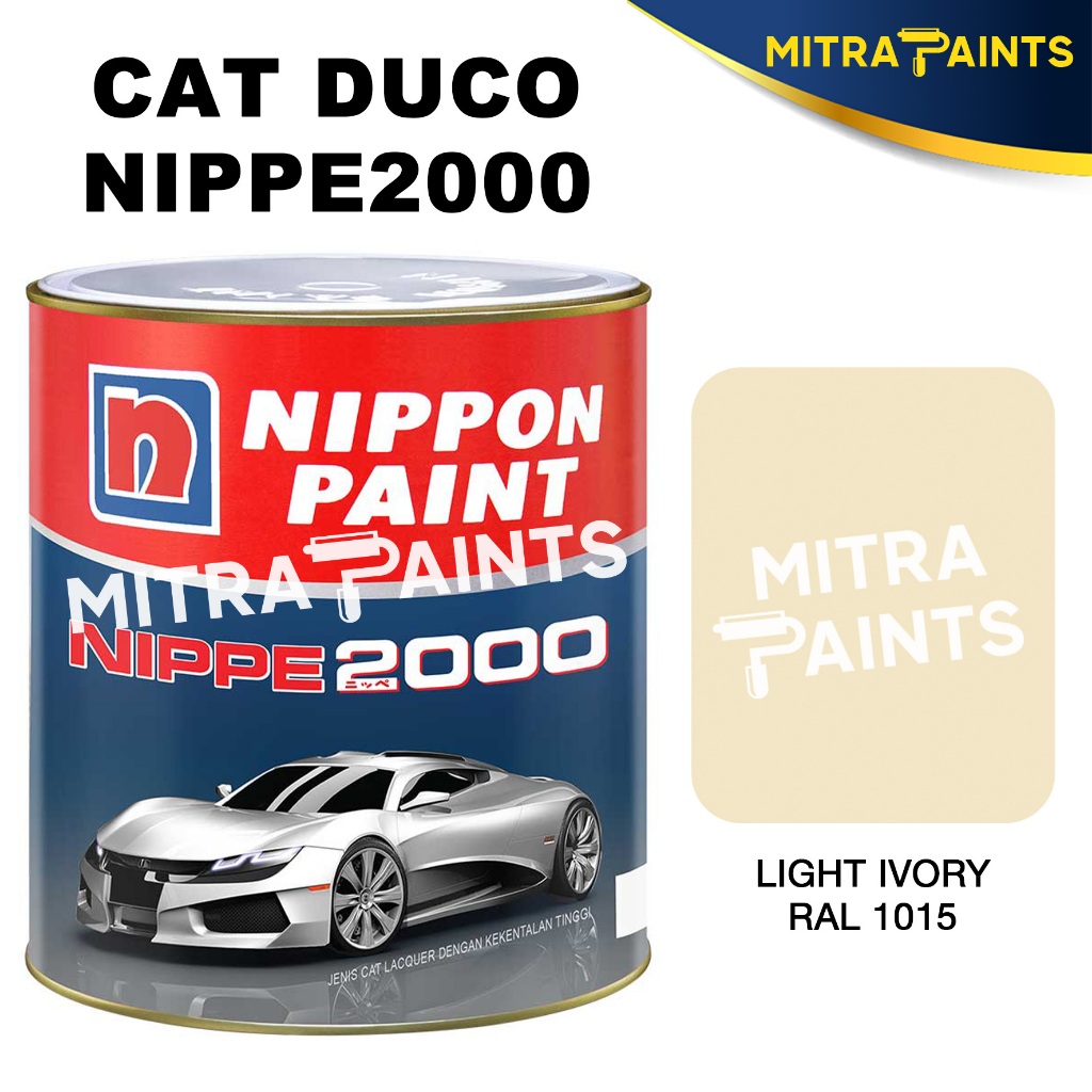 Jual CAT DUCO NIPPE 2000 1 LITER RAL 1015 LIGHT IVORY / CAT MOBIL CAT ...