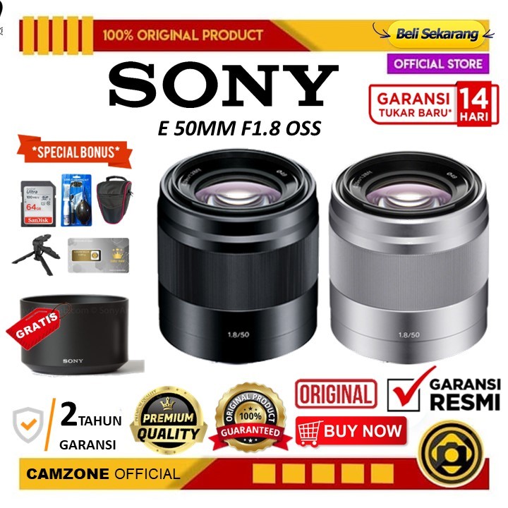 Jual Sony E 50mm f1.8 OSS Sony 50mm E Mount Garansi Resmi | Shopee ...