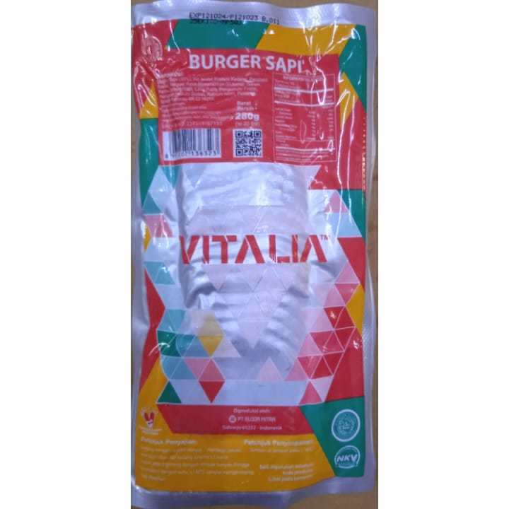 Jual Vitalia Burger Sapi Mini 280 gr/20 slice | Shopee Indonesia