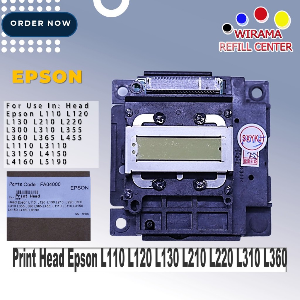 Jual Print Head Epson L110 L120 L130 L210 L220 L310 L360 | Shopee Indonesia