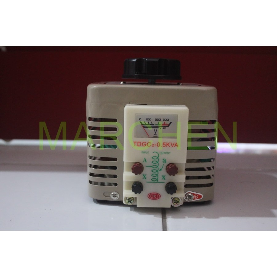 Jual Transformer Slide regulator OKI 500W 500 VA TDGC2-0.5KVA | Shopee ...