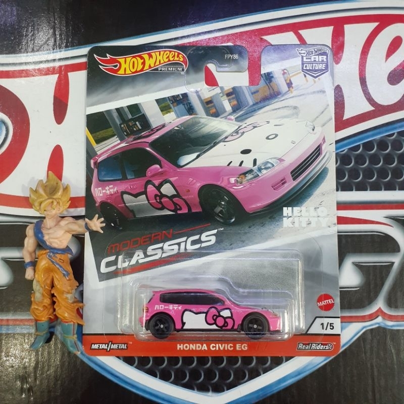 Jual Hotwheels Honda civic EG hello kitty modern classic premium ...