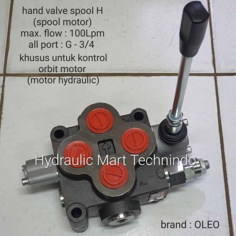 Jual hand control valve hydraulic ZT-L20F-YW 1 tuas detent spool motor ...