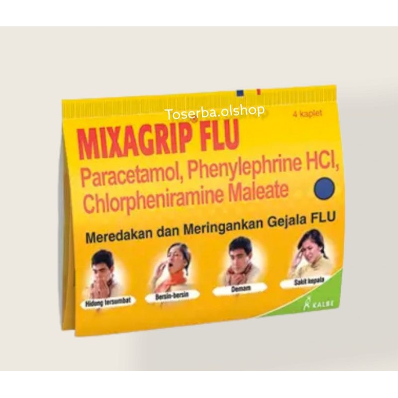 Jual mixagrip flu (1 keping 4 tablet) | Shopee Indonesia