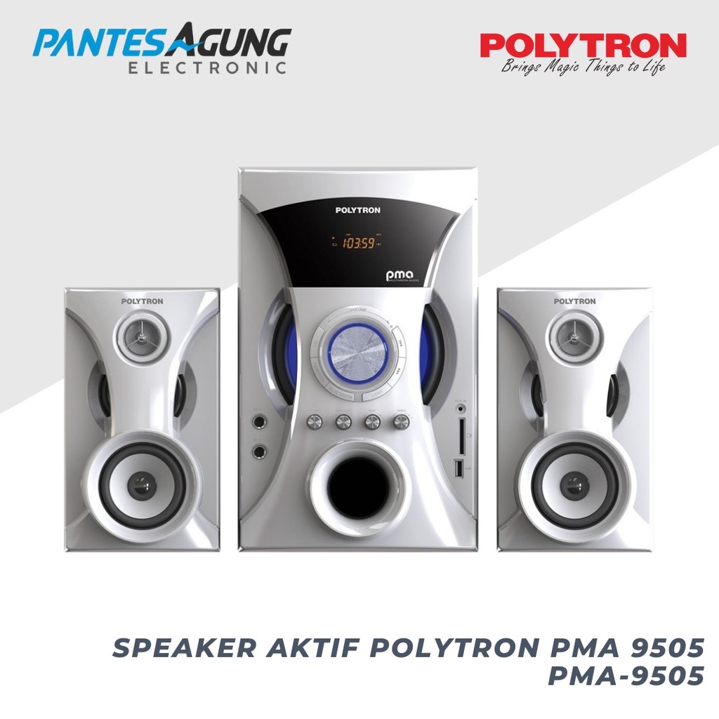 Jual SPEAKER AKTIF POLYTRON PMA 9525 + RADIO | Shopee Indonesia