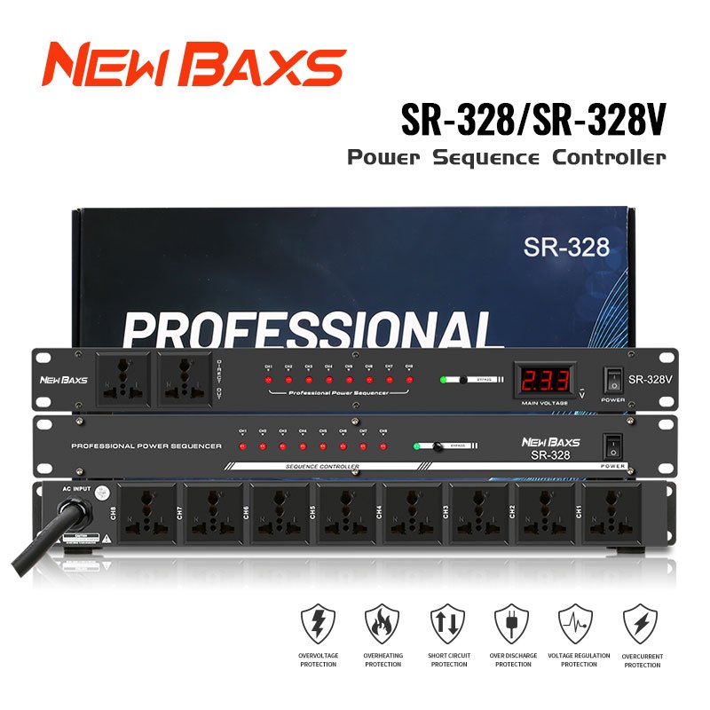 Jual NEW BAXS SR-328/SR-328V power sequencer control Colokan Listrik management board socket 8 ...