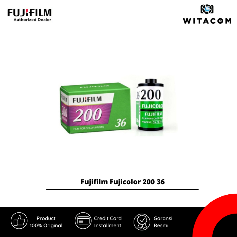 Jual Fujifilm FujiColor 200 36 / Fuji 200 / Roll Film Fuji Color 200 ...