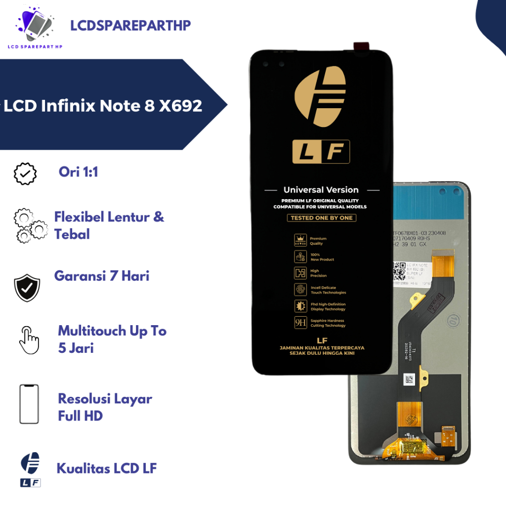 Jual (GARANSI LEM) LCD Infinix Note 8 / X692 Fullset Touchscreen | Shopee Indonesia