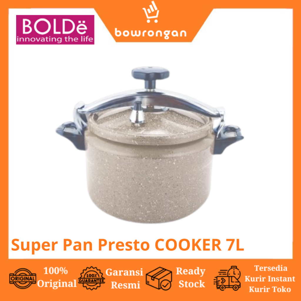 Jual BOLDe Super Pan Presto COOKER 7L Granite Series Panci Presto ...