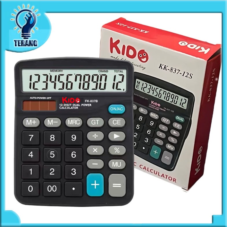 Jual Kalkulator FK-837B 12 Digit / Kalkulator Electronik / Kakulator ...