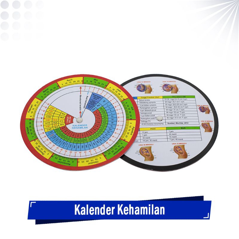 Jual Kalender Kehamilan Putar | Kalender Hamil | Shopee Indonesia