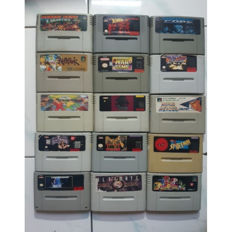 Jual kaset super nintendo / kaset snes 16 bit | Shopee Indonesia