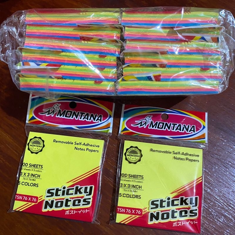 Jual Memo sticky note kertas montana 76x76 | Shopee Indonesia