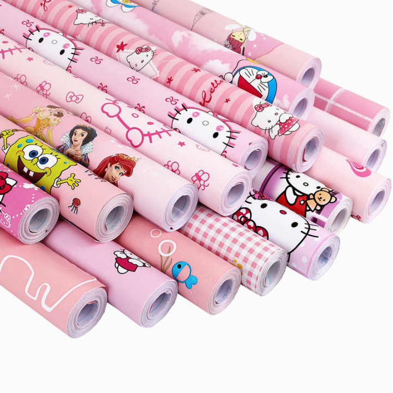 Jual RB Wallpaper Dinding Karakter Kuromi Doraemon Hello Kitty Keropi Kuda Ponny Tayo Ukuran 45 ...