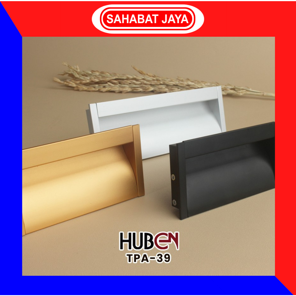Jual Huben Handle Tarikan TPA-39 32 64 96 128 160 mm Black Gold Anodize ...