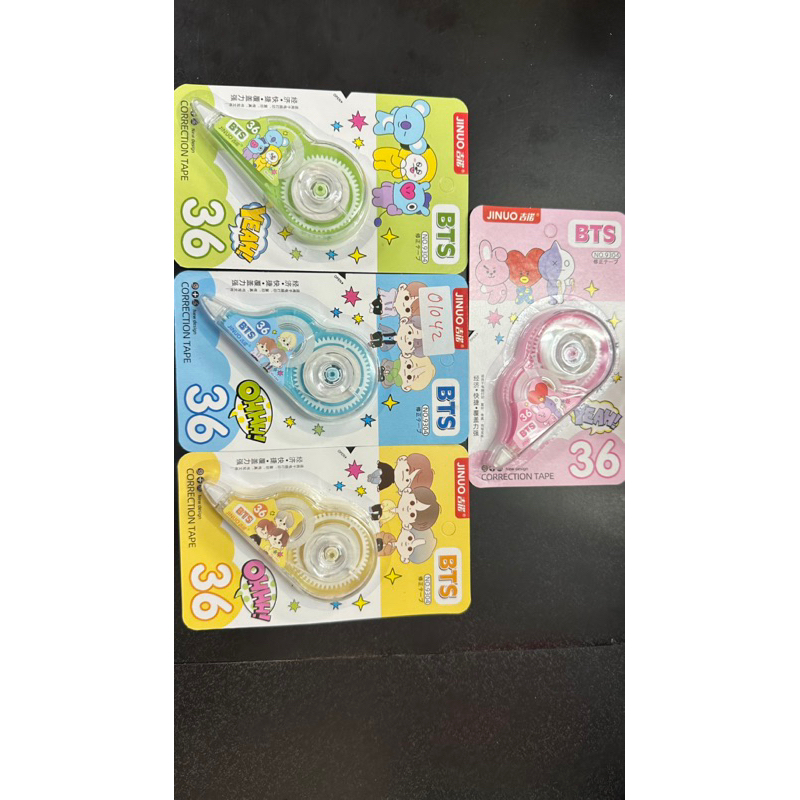 Jual BT21 TIP-EX BTS KERTAS ROLL CORRECTION TAPE BTS 9304 | Shopee ...