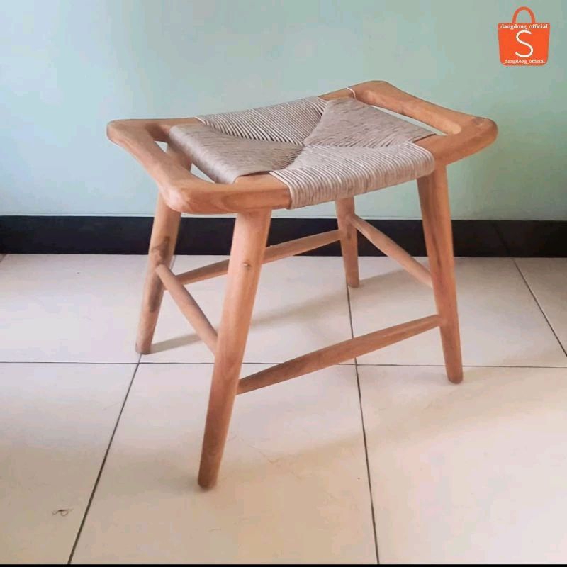 Jual Dangdong Official || Stool Anyam Natural | Shopee Indonesia