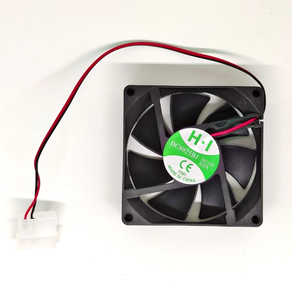 Jual KIPAS CASING PC KOMPUTER FAN CASING 8CM HITAM / FAN CASE 8 CM ...