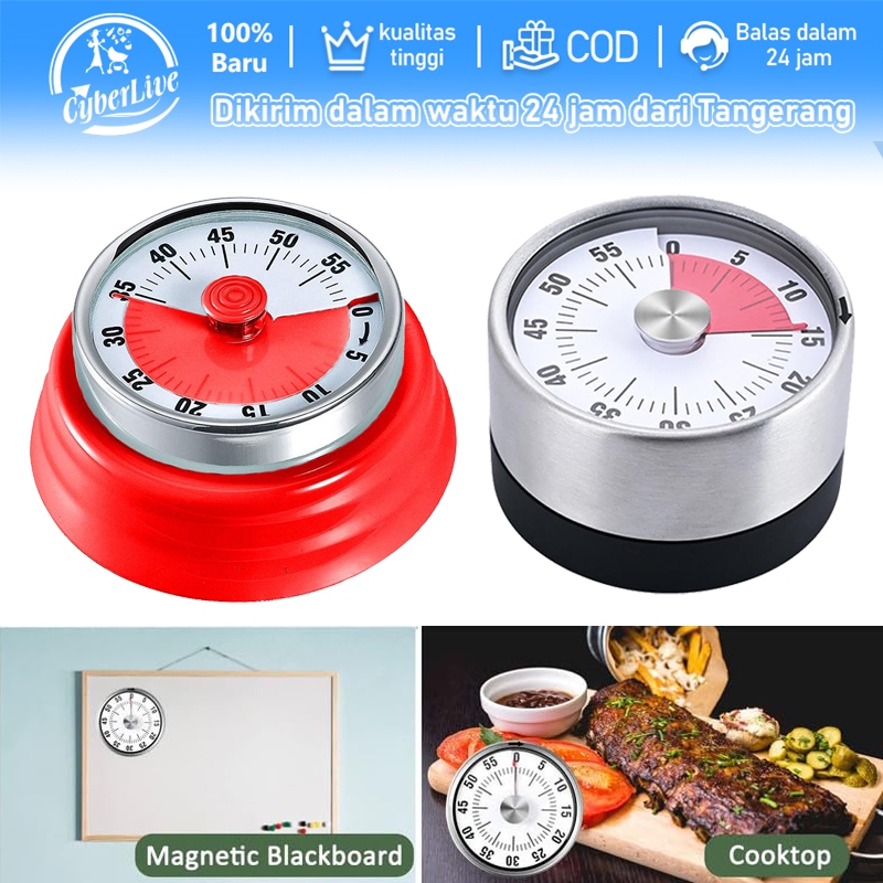 Jual Magnetic Timer Kitchen Timer Timer Manual Putar Mechanical Timer ...
