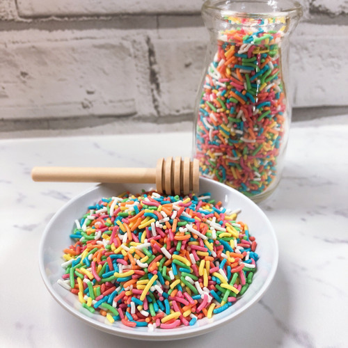 Jual Tulip Meses Choco Rice Mix Rainbow / Warna warni 250 gr Repack ...