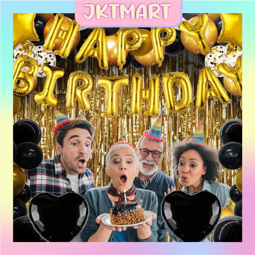 Jual ⭐ JKTMART ⭐ Balon Huruf Angka 40cm Satuan / Balon Alphabet A-Z ...