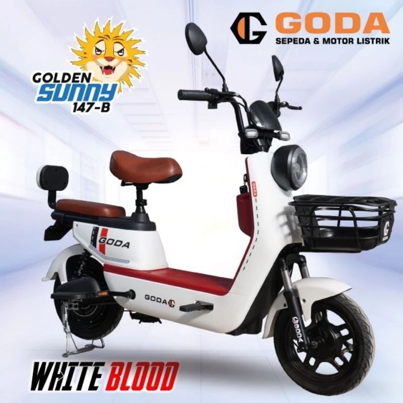 Jual SEPEDA LISTRIK GODA 147-B GOLDEN SUNNY SPESIAL LCD DISPLAY DAN ...