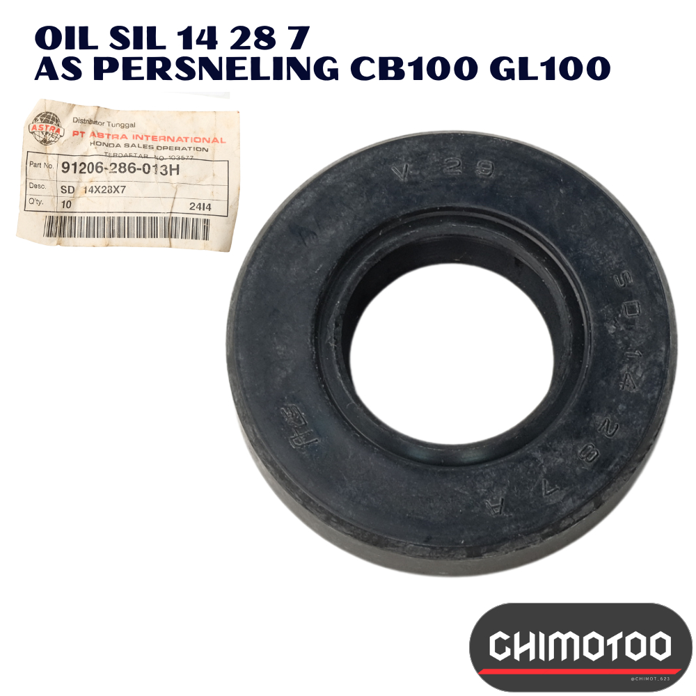 Jual Oil Seal Sil 14 28 7 As Persneling Operan Overan Gigi Honda CB100 ...