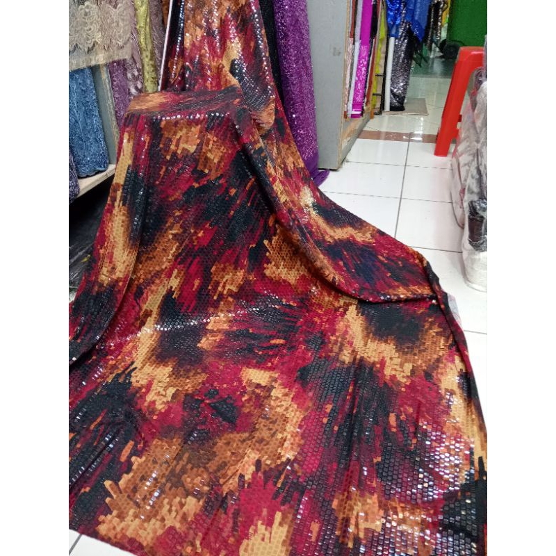 Jual BAHAN SPANDEK EMBOSS BAHAN ANTIK-ANTIK GRADASI. | Shopee Indonesia