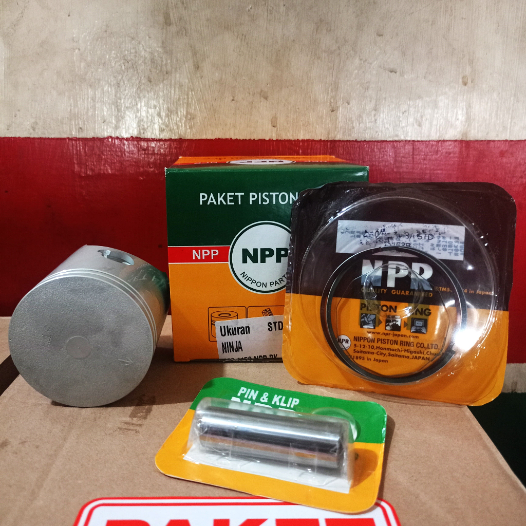 Jual PISTON KIT SEHER SEKER MERK NPP KAWASAKI NINJA 2T PEN 15 READY ...