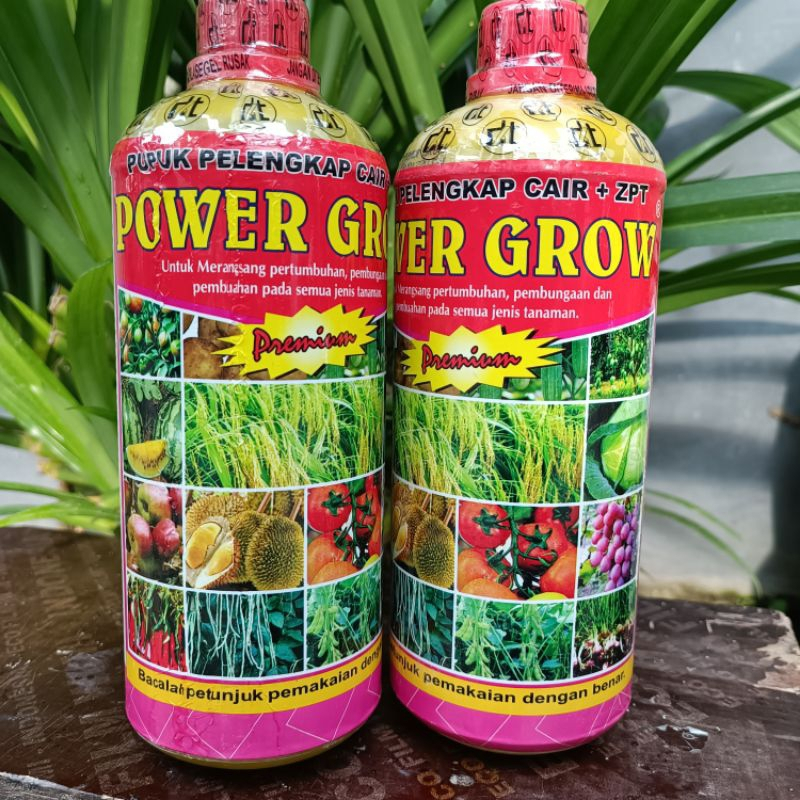 Jual POWER GROW PUPUK PELENGKAP CAIR + ZPT-1 LITER | Shopee Indonesia
