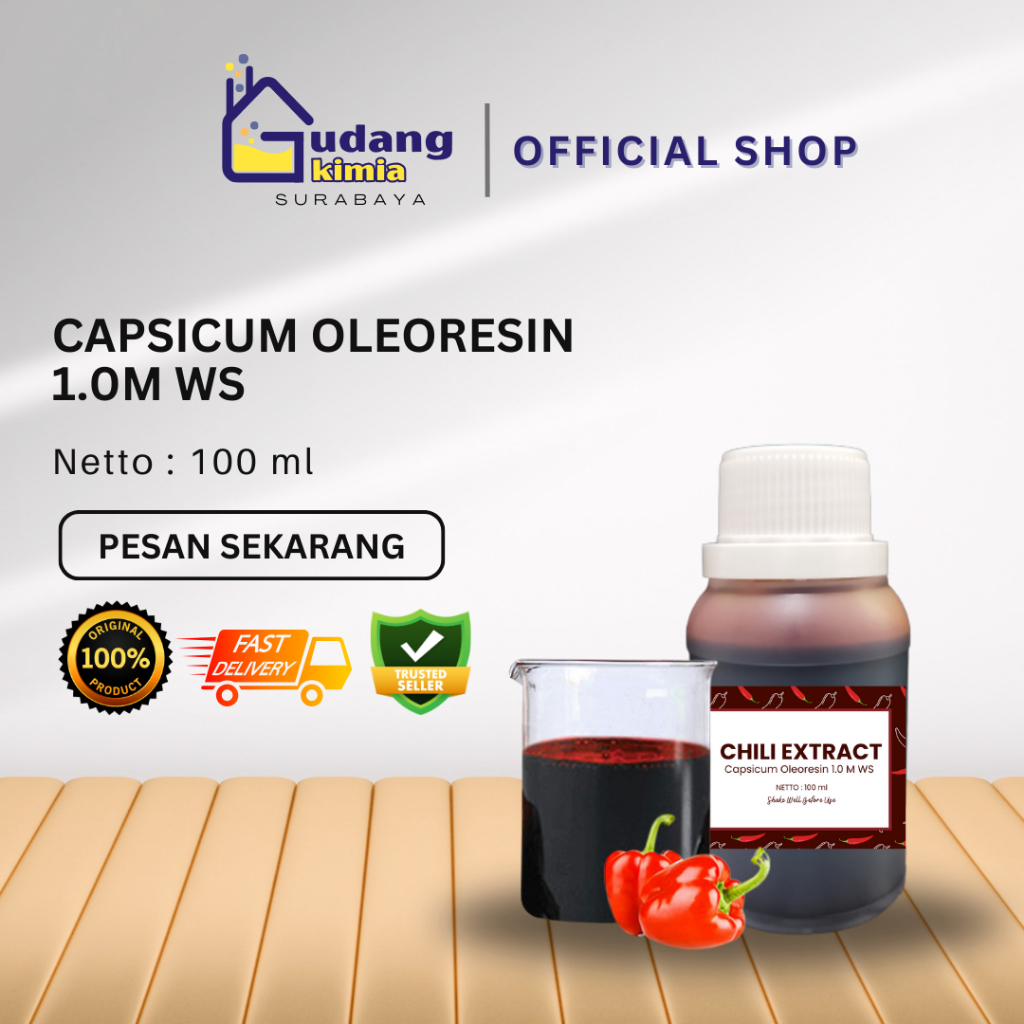 Jual Capsicum Oleoresin 1 Juta SHU Water Soluble / Ekstrak Cabai ...