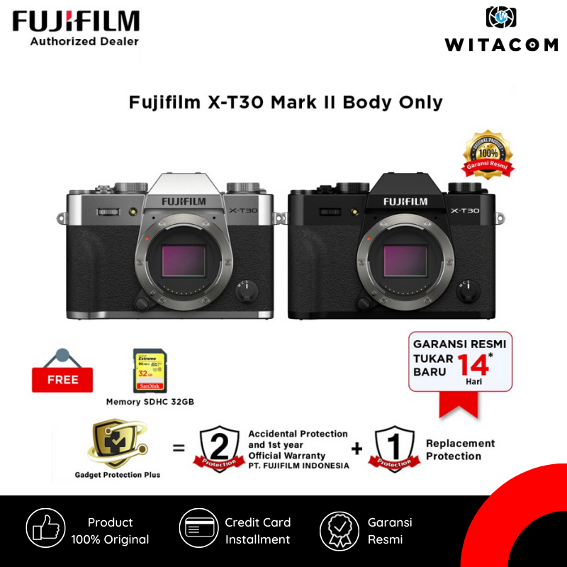 Jual Fujifilm X-T30 II / XT30 Mark II Body Only - Garansi Resmi | Shopee Indonesia