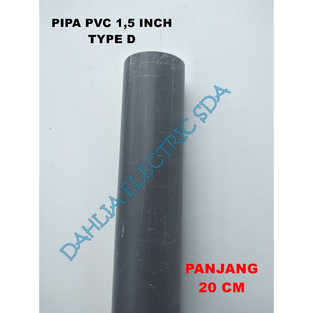Jual PIPA PVC 1.5 INCH PANJANG 20 CM | Shopee Indonesia