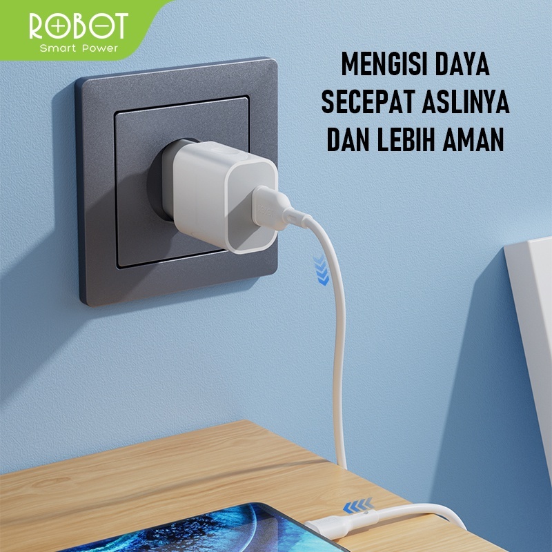 Jual VIVAN X ROBOT Charger RT-L1 Single Port Quick Charging Original ...