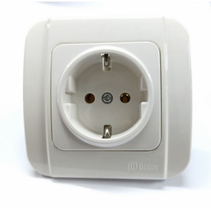 Jual Stop Kontak colokkan Tanam IB Inbow BROCO Galeo | Shopee Indonesia