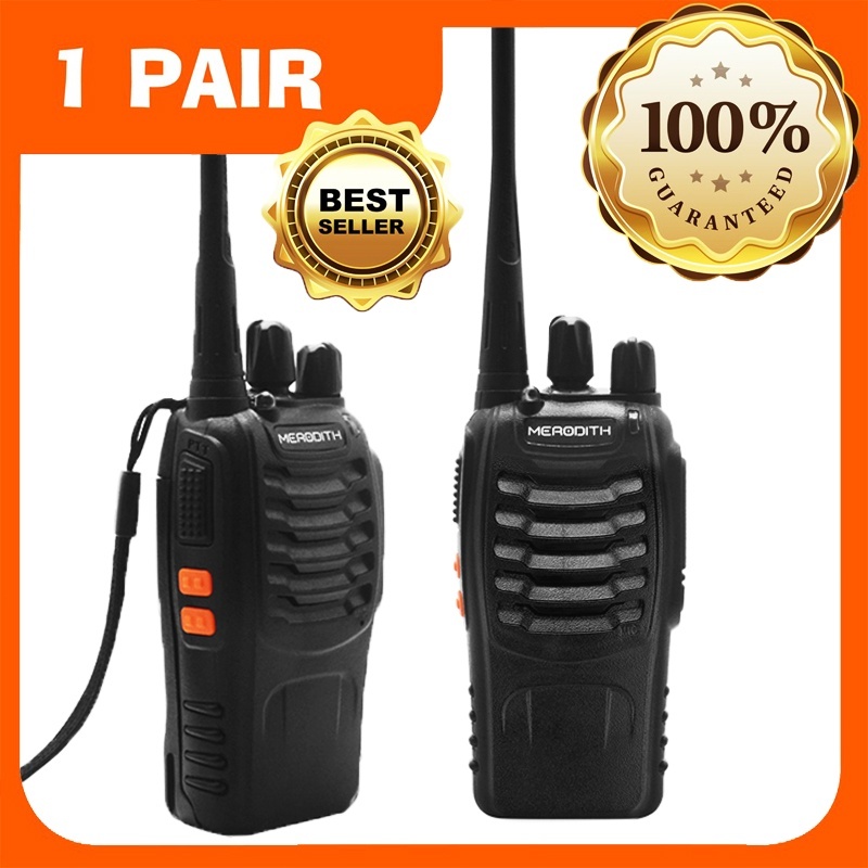 Jual HT Handy Talky MERODITH-888S Radio Komunikasi Uhf Walky Talky 2 ...