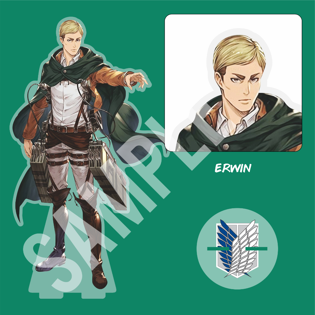 Jual Standee Akrilik Attack on Titan Action Figure | Shingeki no Kyojin ...