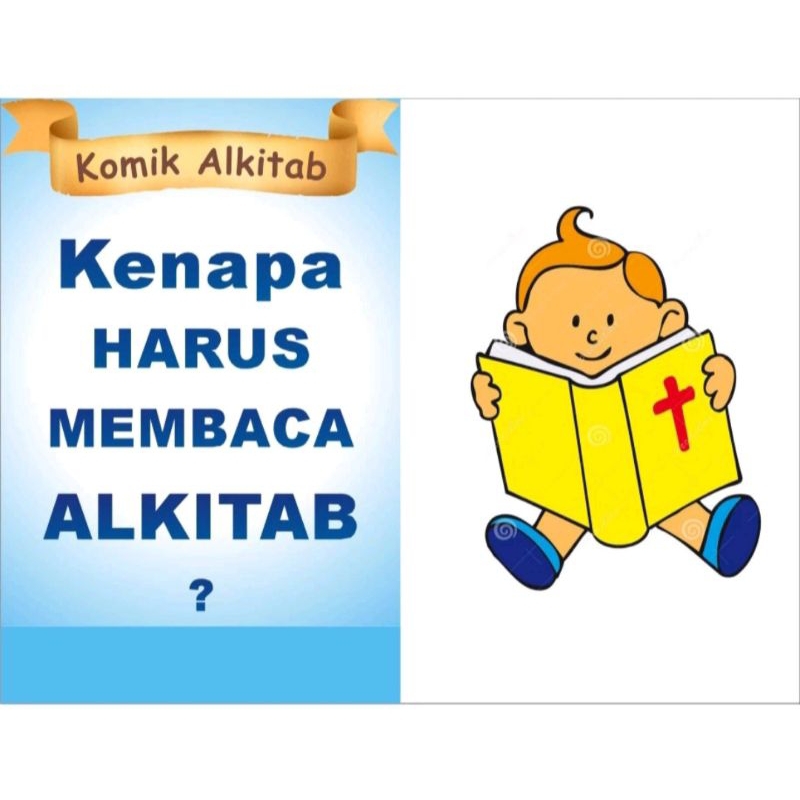 Jual Buku Komik Alkitab Anak Sekolah Minggu - Mengapa Harus Membaca Alkitab | Shopee Indonesia