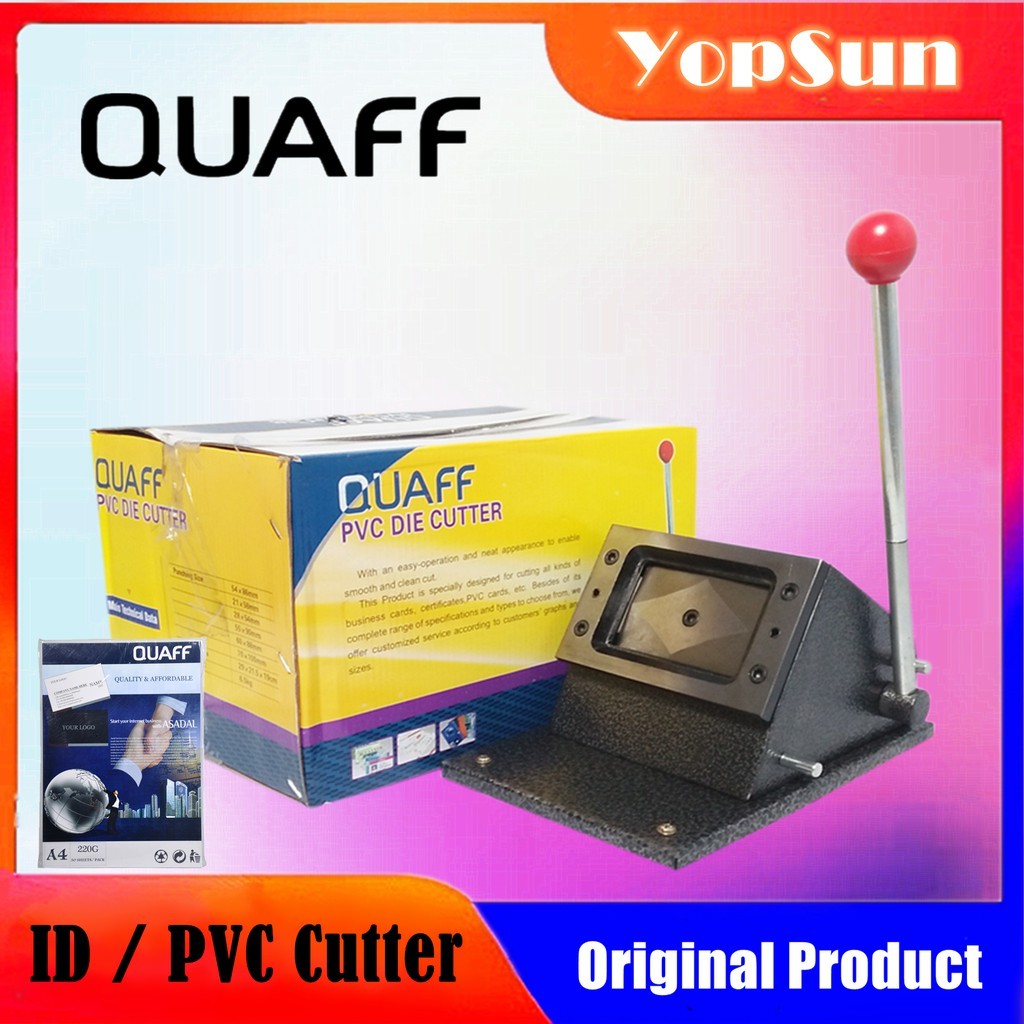 Jual Mesin Alat Pemotong Kertas ID Card /Pvc Card Die Cutter Untuk ...