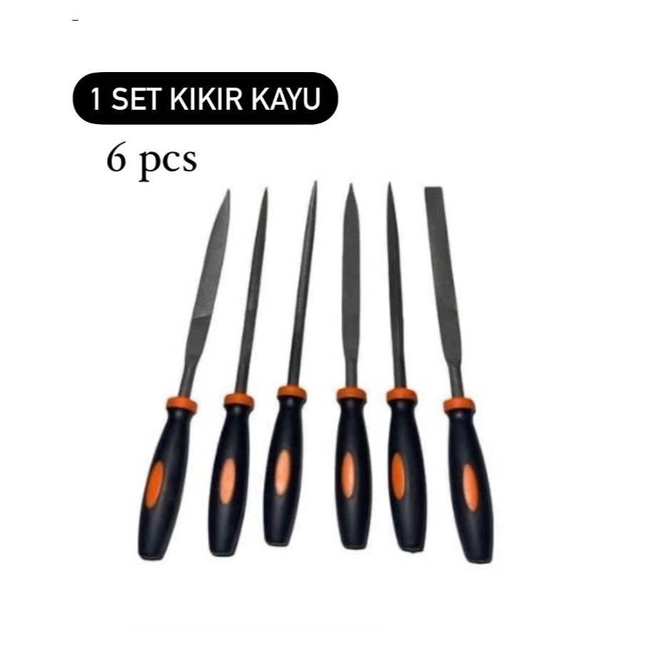 Jual Kikir set 6pcs FREED Needle File alat kikir kayu besi set 6 pcs ...